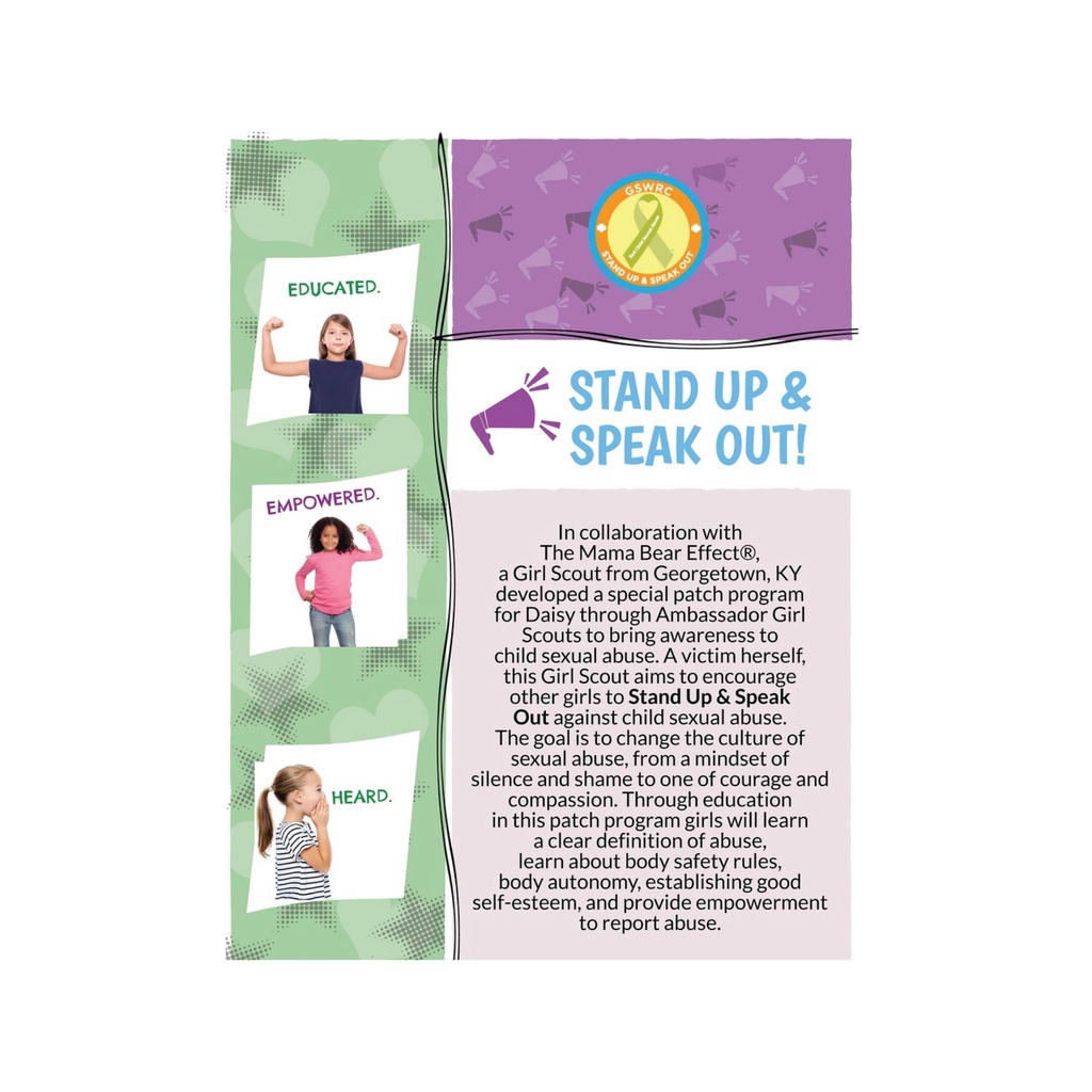 Girl Scout Body Safety Patch Booklet | The Mama Bear Effect