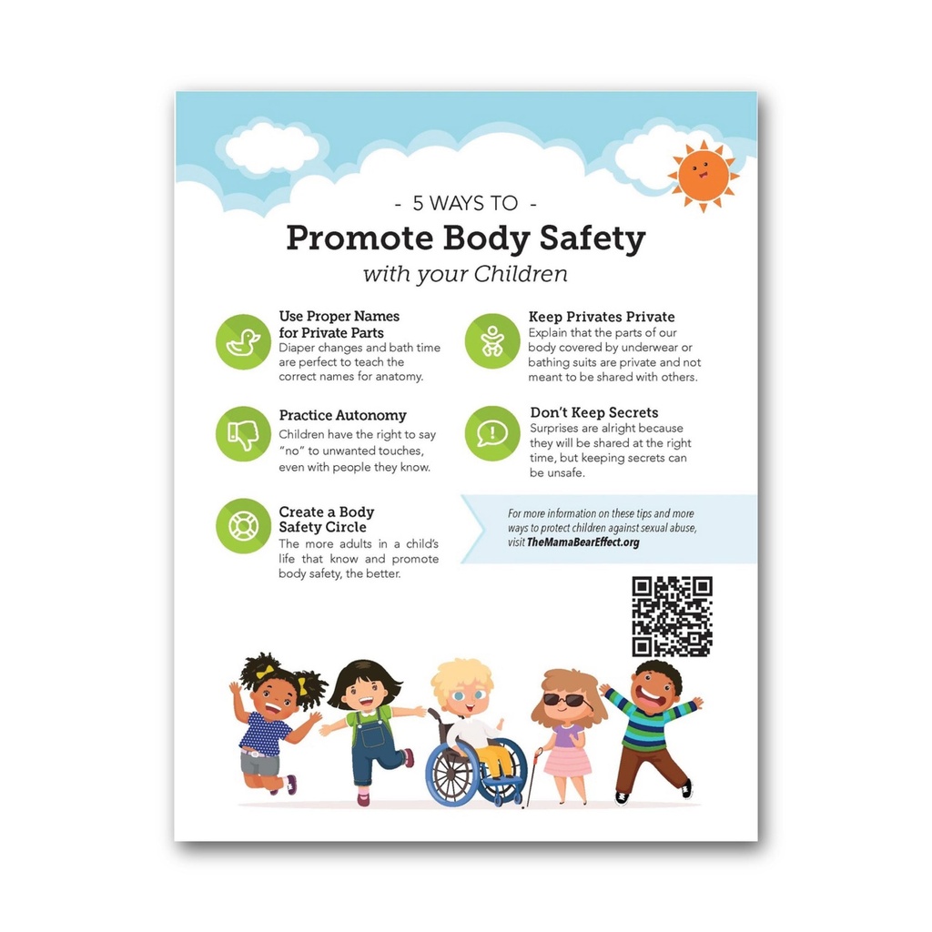 Pediatric Body Safety Poster | The Mama Bear Effect